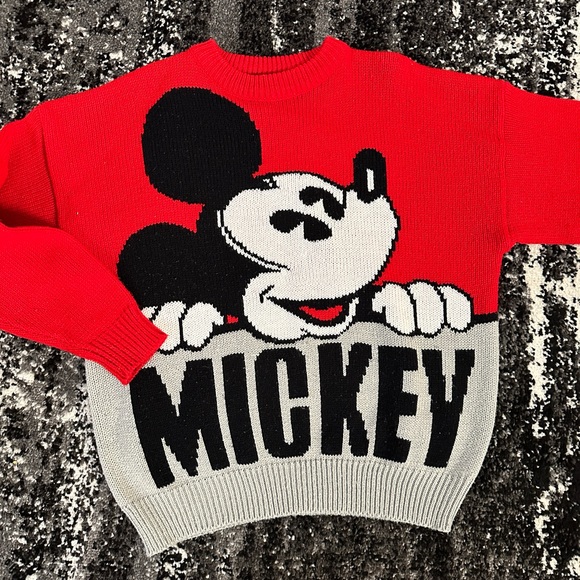 Disney | Sweaters | Vintage Mickey Mouse Sweater | Poshmark